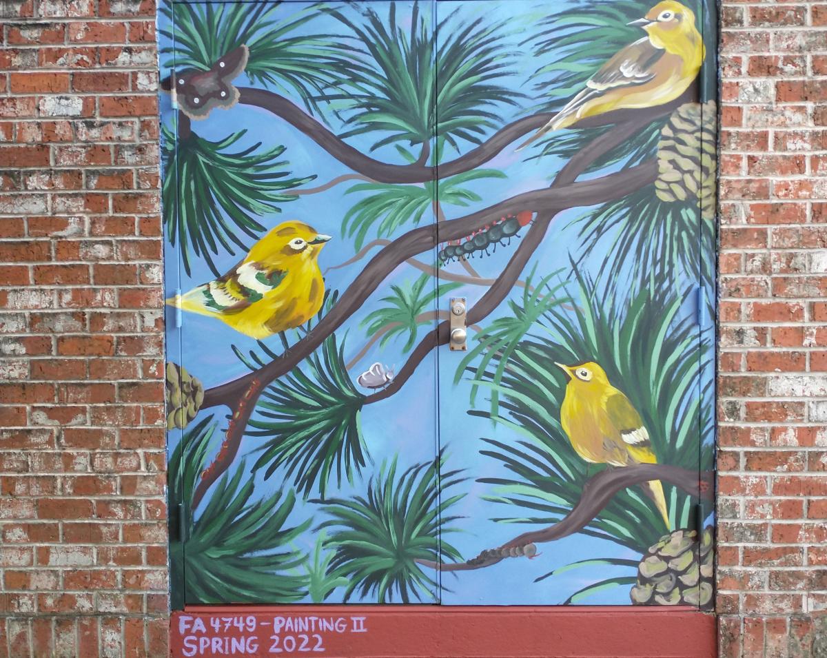 Fine Art Students Create Bird Murals, Raise Climate Change Awareness ...